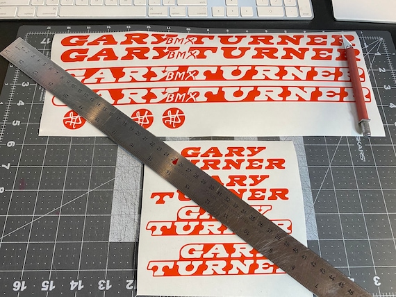 Custom Gary Turner Frame Decal Set - Etsy
