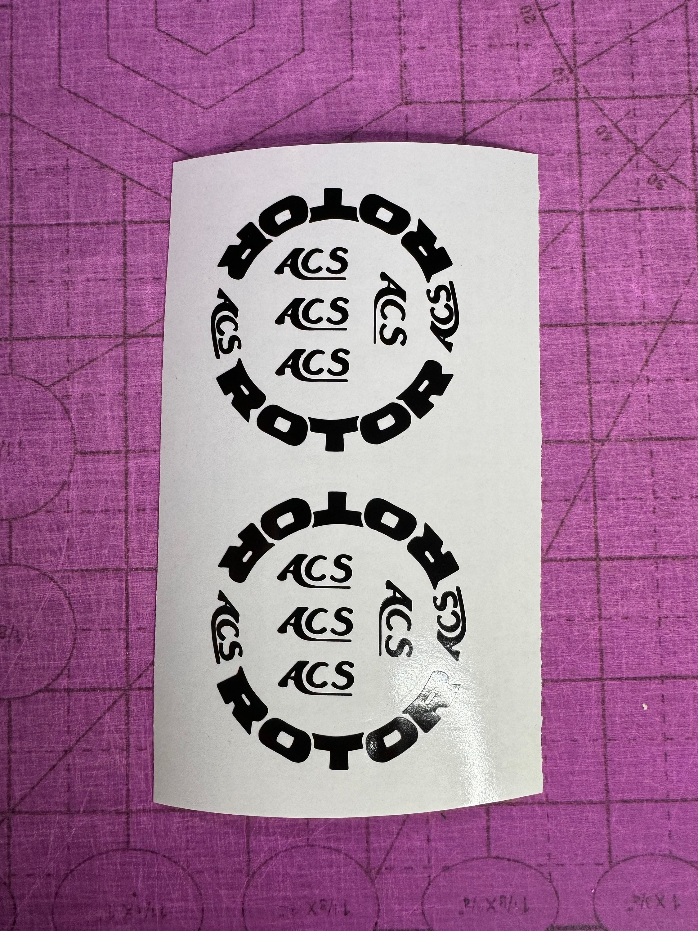 Custom ACS Rotor Decal Set - Etsy