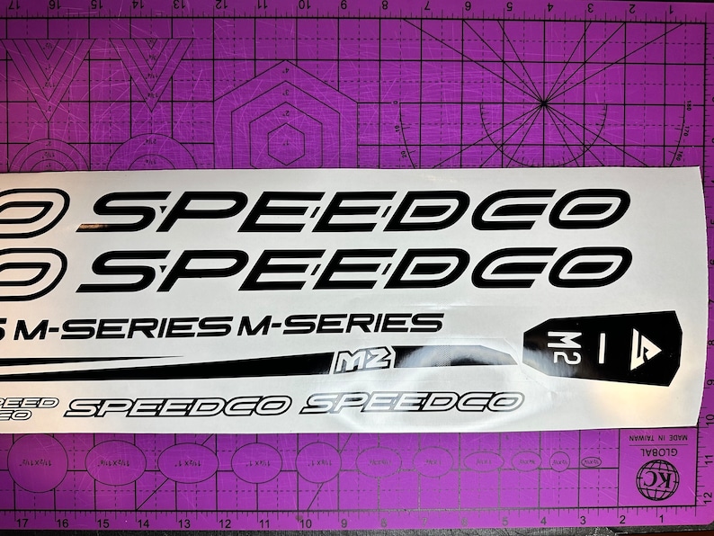 Speedco M-series M2 Frame Decal Set - Etsy Australia
