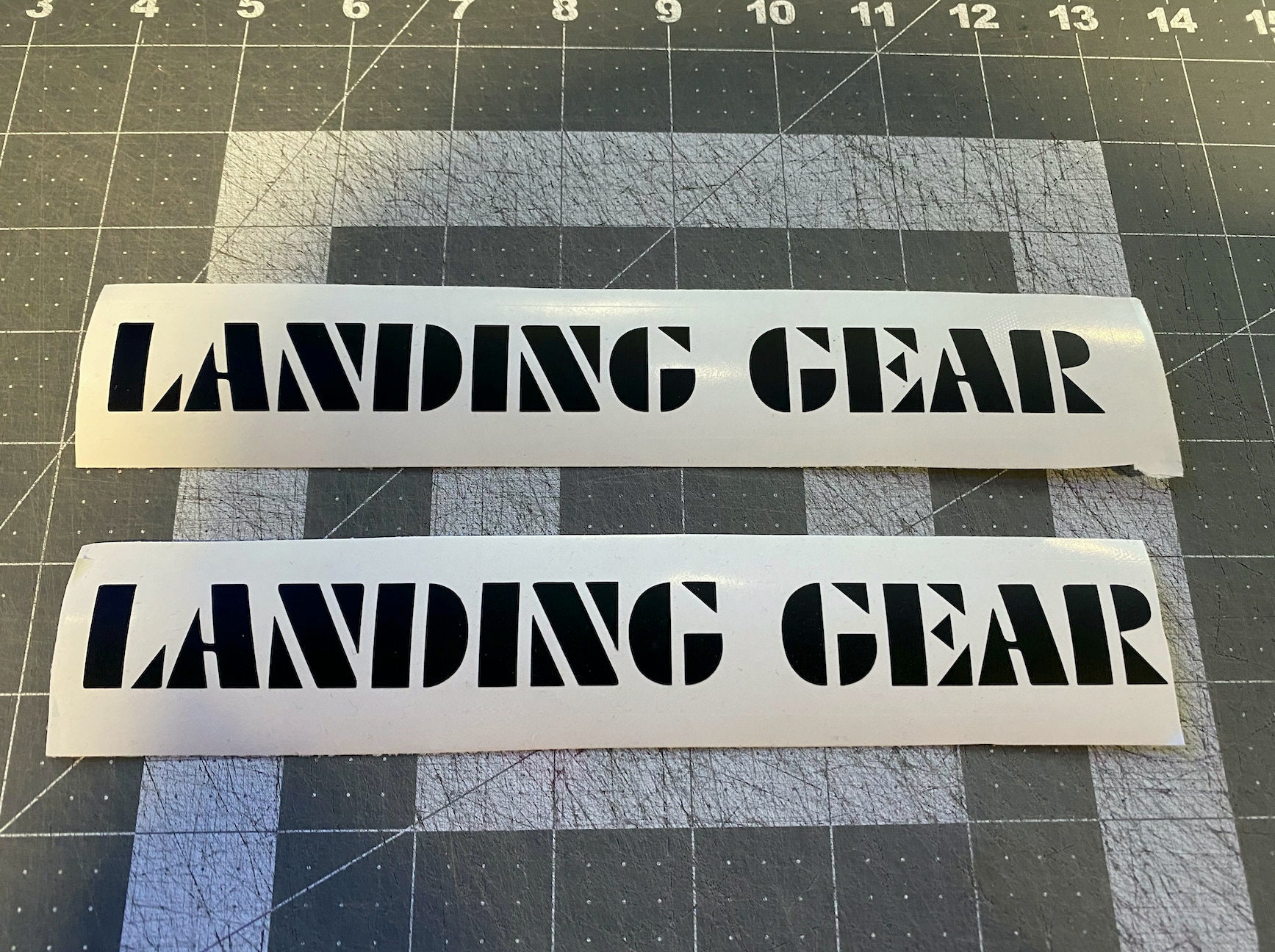 Landing Gear 20" Fork Decal Set - Etsy