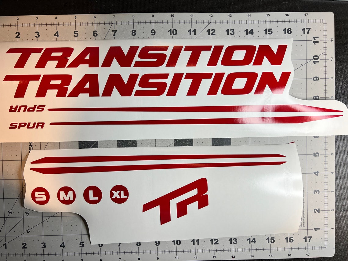 Custom Transition Spur Frame Decal Set - Etsy