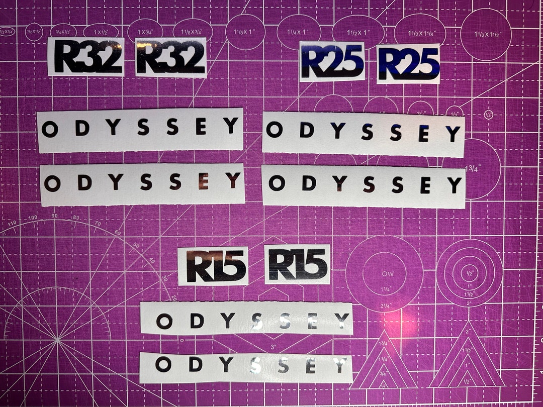 Odyssey R Series Fork Decal Set - Etsy
