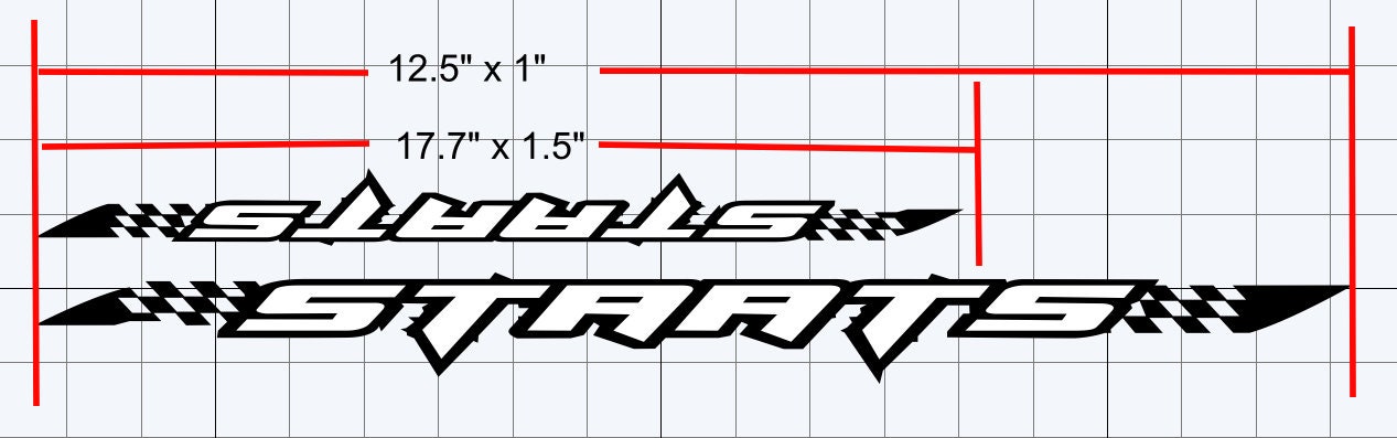 Custom Staats Bloodline Frame Decal Set - Etsy