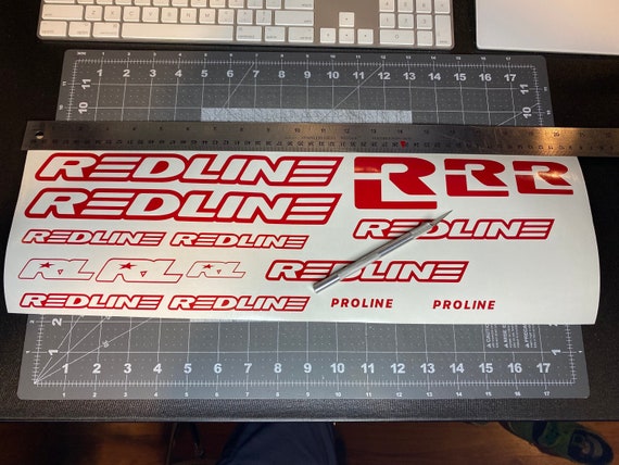 Custom Redline Frame Decal Set | Etsy