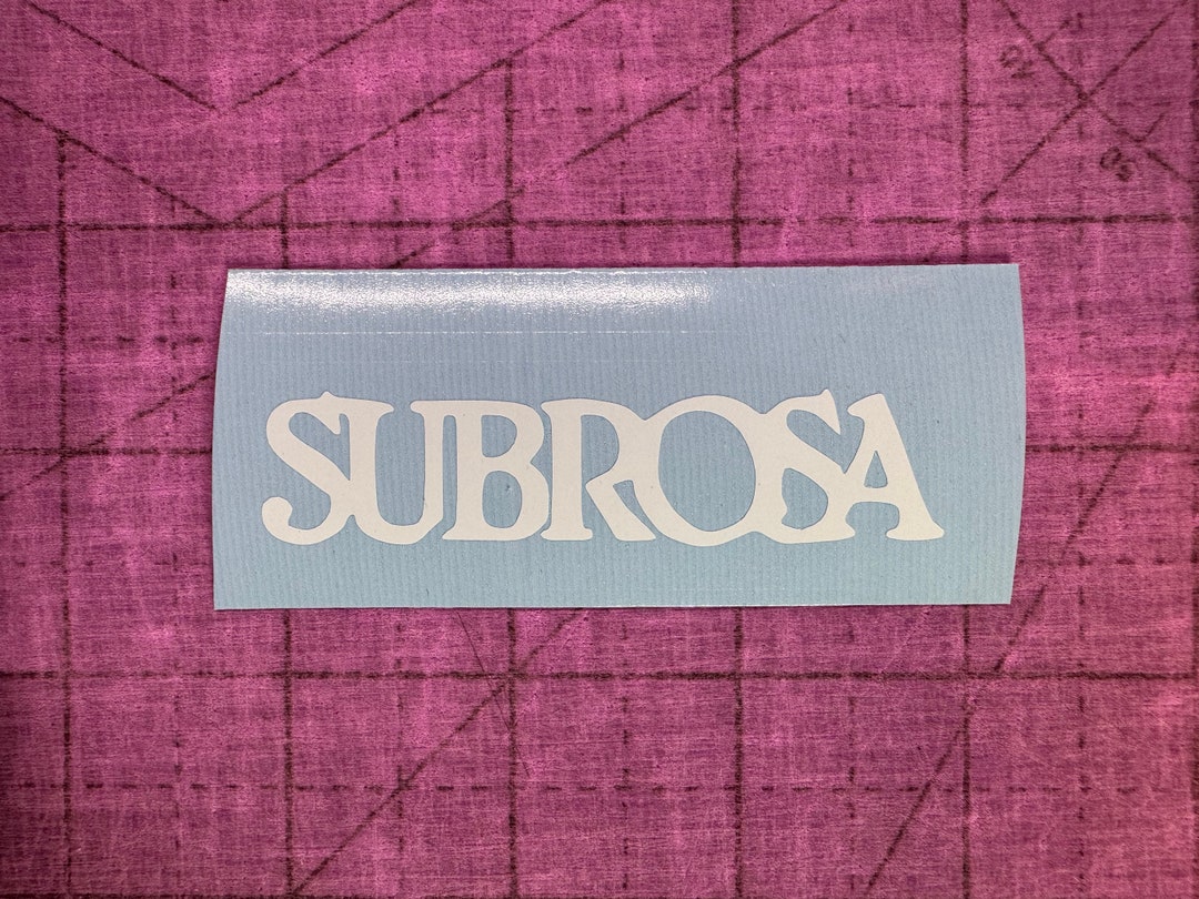 Custom Subrosa Handlebar Decals - Etsy