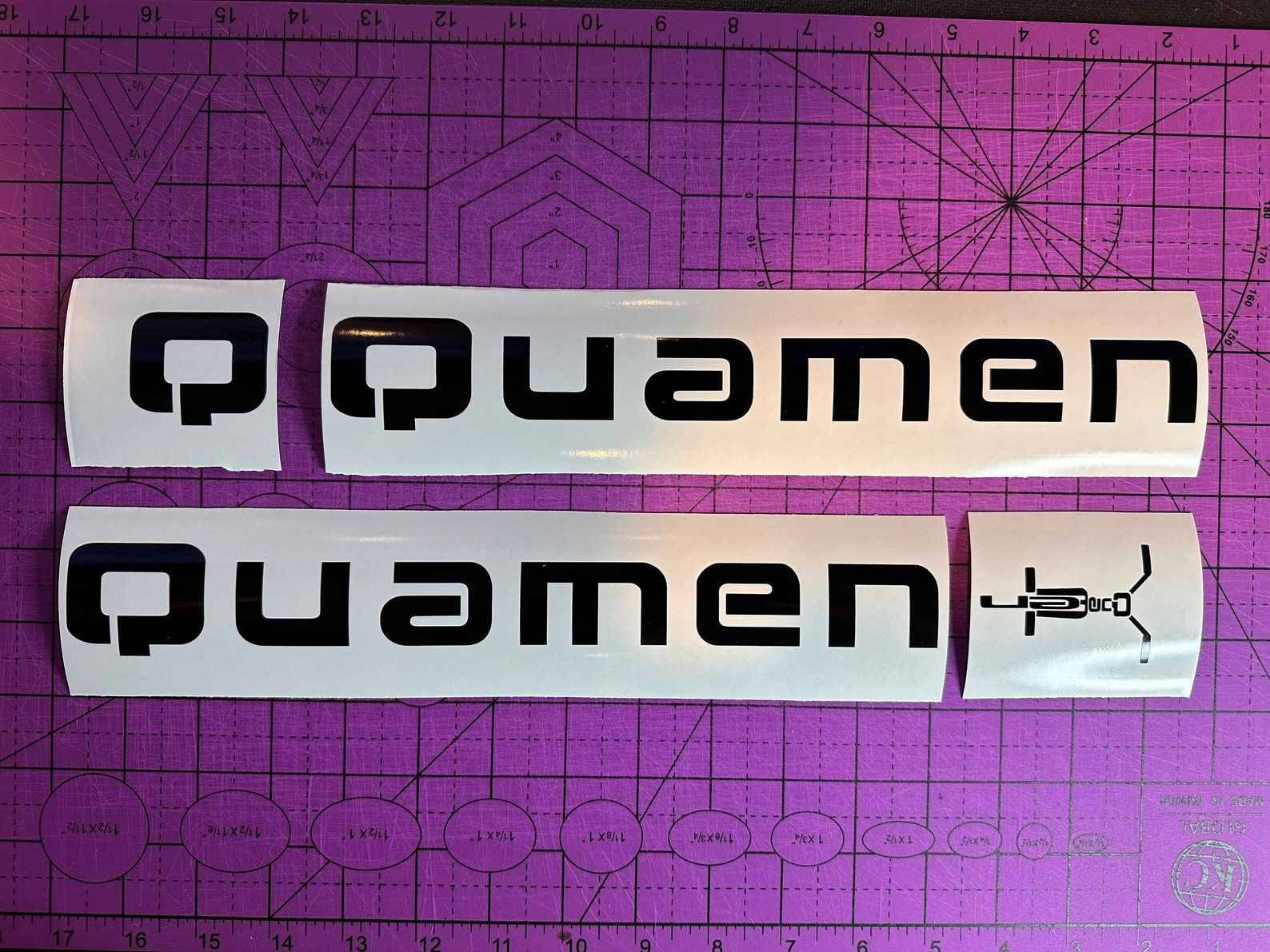 Quamen Frame Decal Set - Etsy