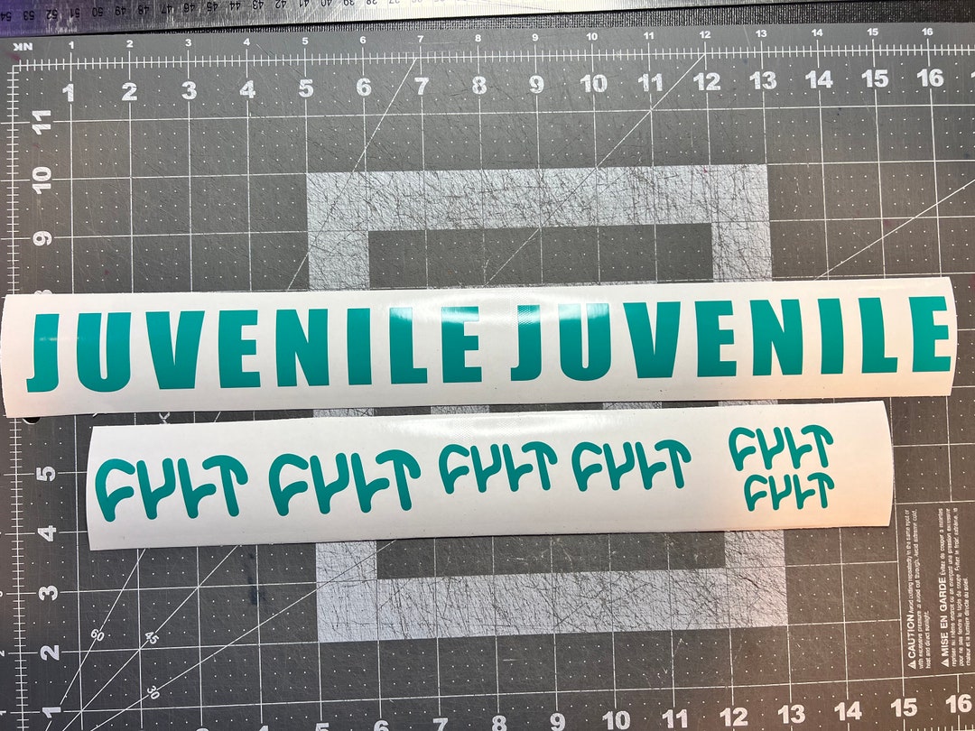 Custom Cult Juvenile Frame Decal Set - Etsy