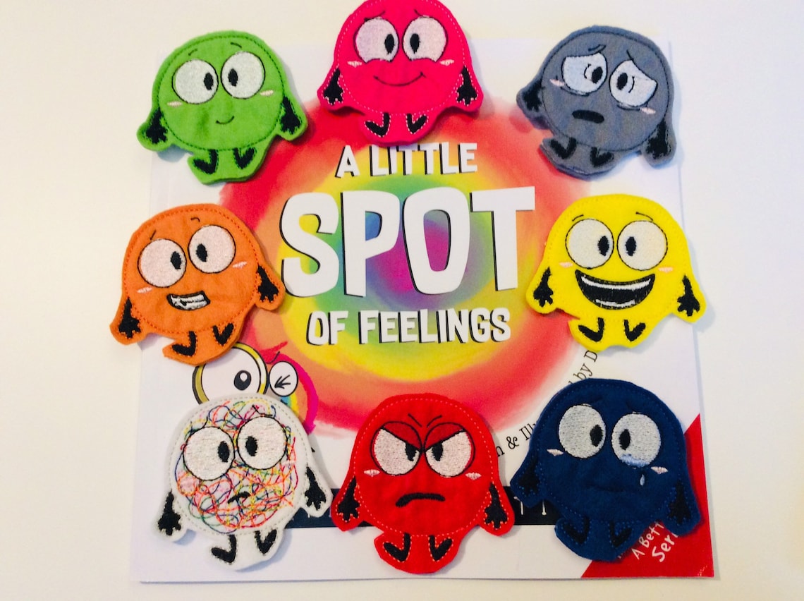 Spot of Emotions Finger Puppets - Etsy