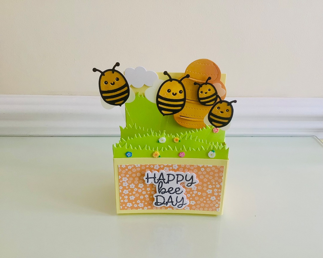 Bumble Bee Pop up Card - Etsy