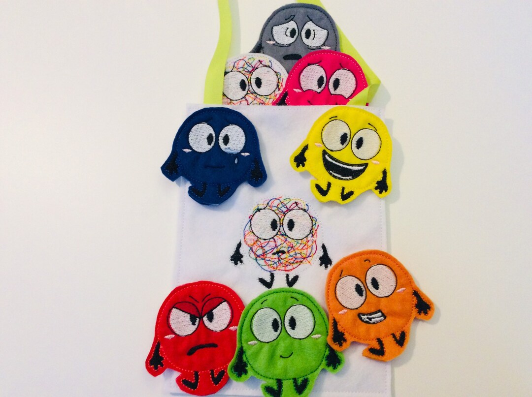 Spot of Emotions Finger Puppets - Etsy