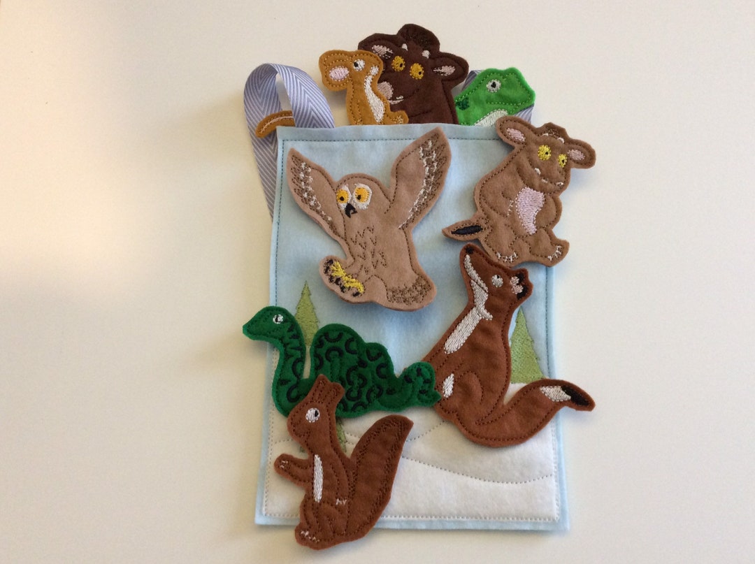 Storybook Gruffalo Finger Puppets - Etsy