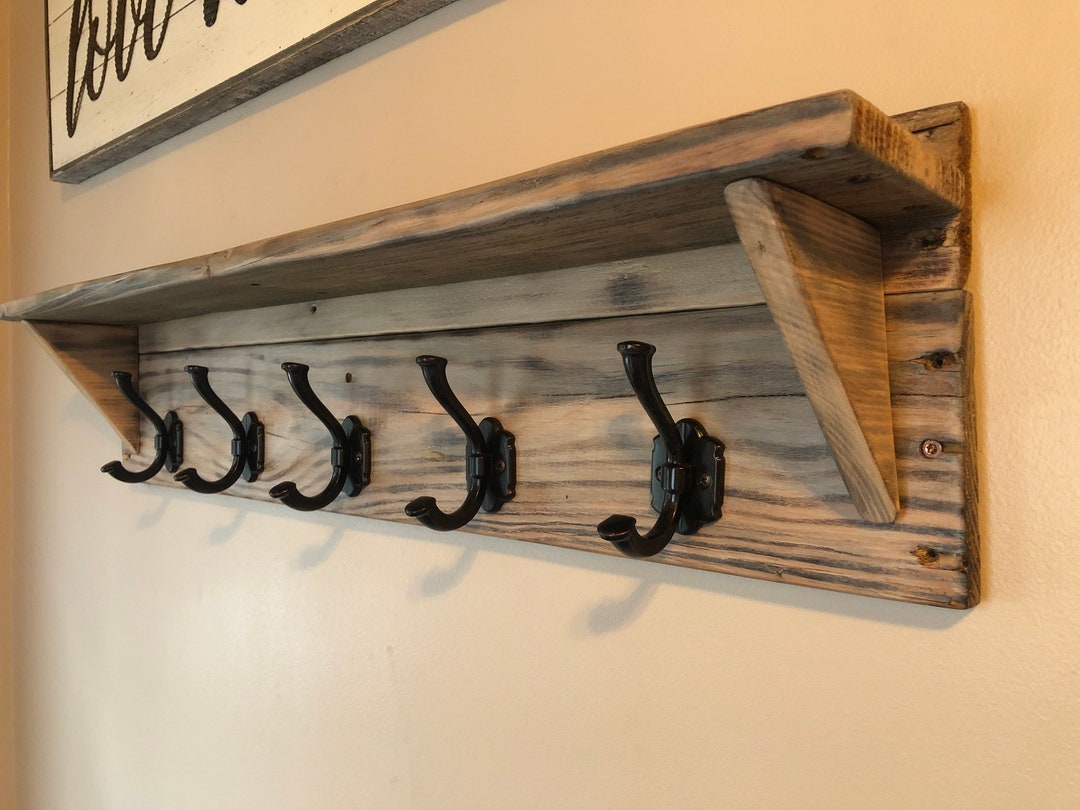Pallet Board Coat Rack - Etsy