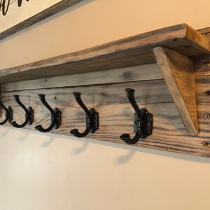 Pallet Board Coat Rack - Etsy
