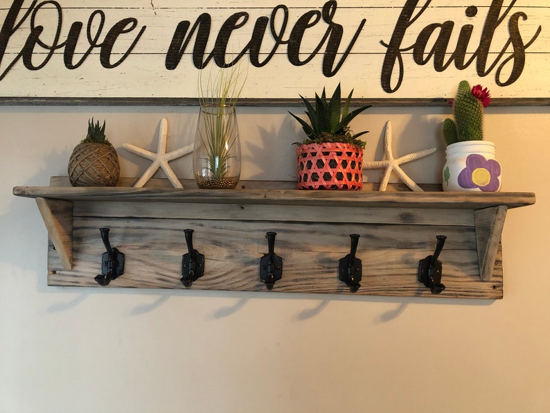 Pallet Board Coat Rack - Etsy