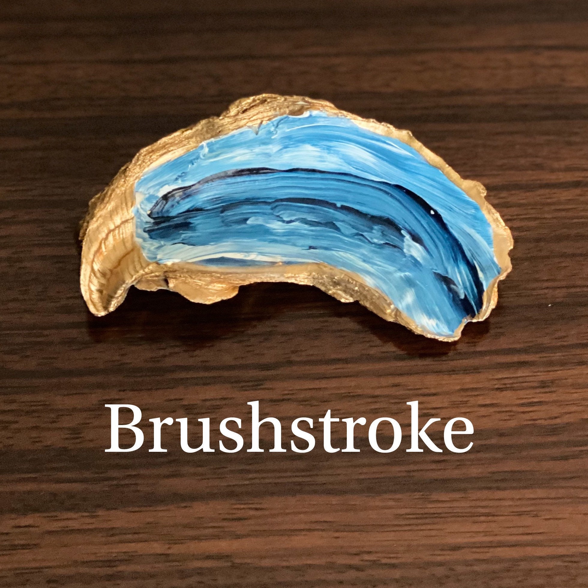 Hand Gilded Decorative Oyster Shell - Etsy