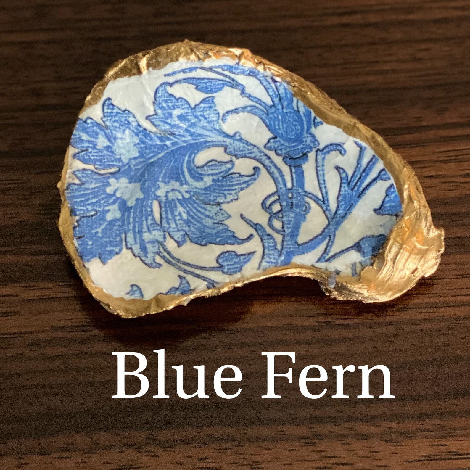 Hand Gilded Decorative Oyster Shell - Etsy