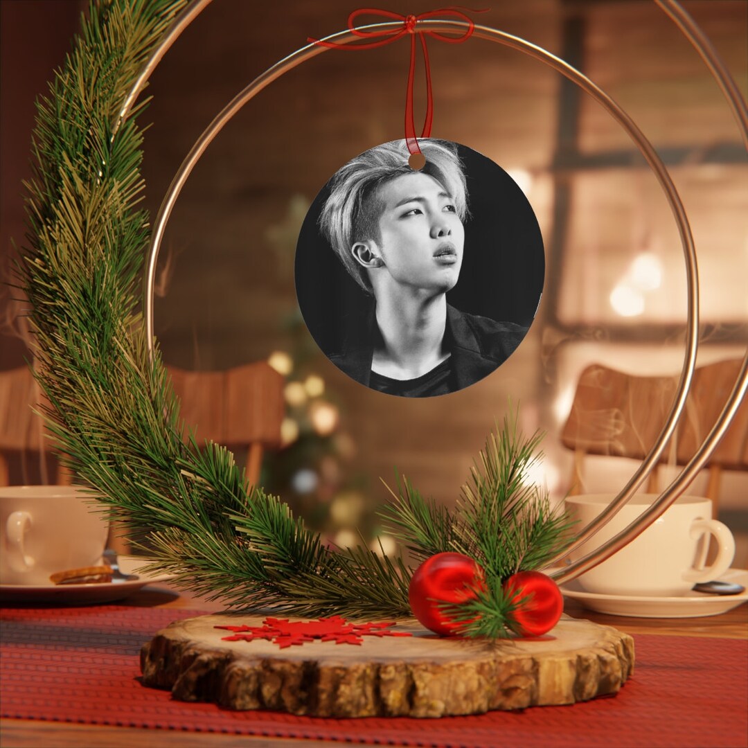 BTS Ornament RM Undercut Christmas Holiday - Etsy