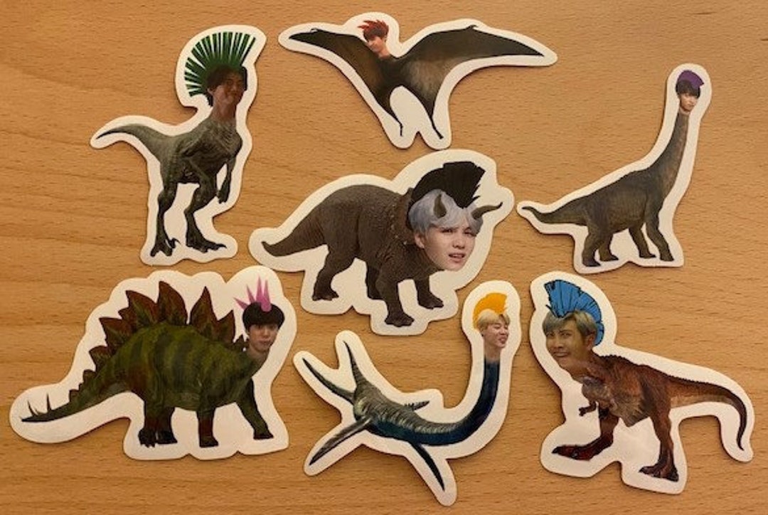 BTS Stickers | Dinosaurs - Etsy