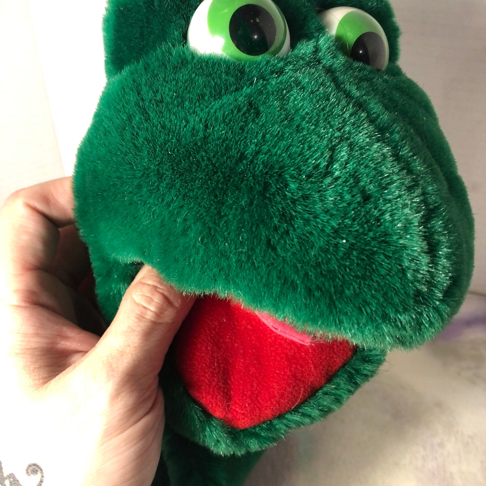 Vintage Russ Frog Hand Puppet Brand New With Tags Awesome - Etsy