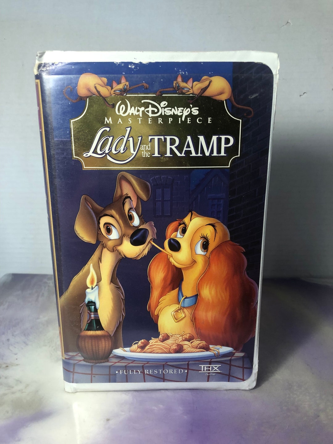 Vintage Lady and the Tramp - Vhs Tape 1980's Animated Walt Disney Home ...