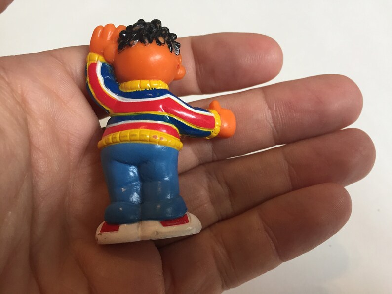 Vintage Sesame Street ERNIE Waving Figure PVC Cake Topper Rare Vintage ...
