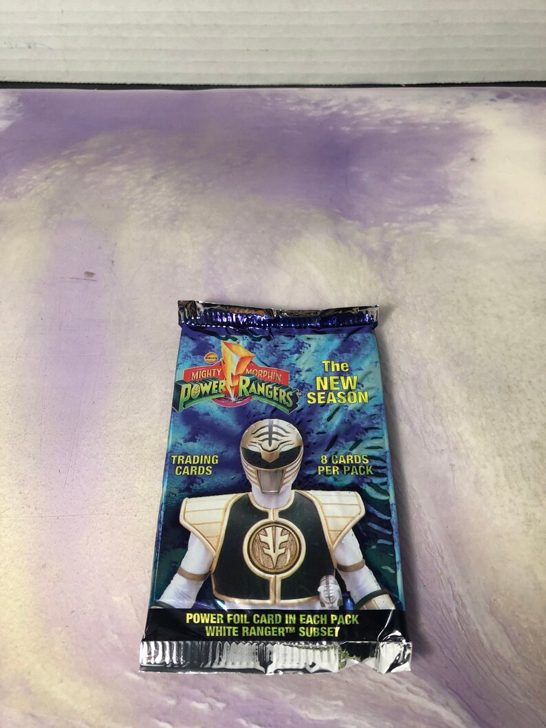 Vintage MMPR Power Rangers Trading Cards 1990's SEALED - Etsy