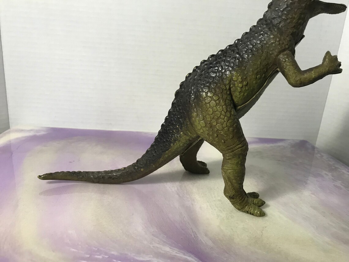 Vintage 1980s Imperial Toys TRACHODON Duck Billed green - Etsy