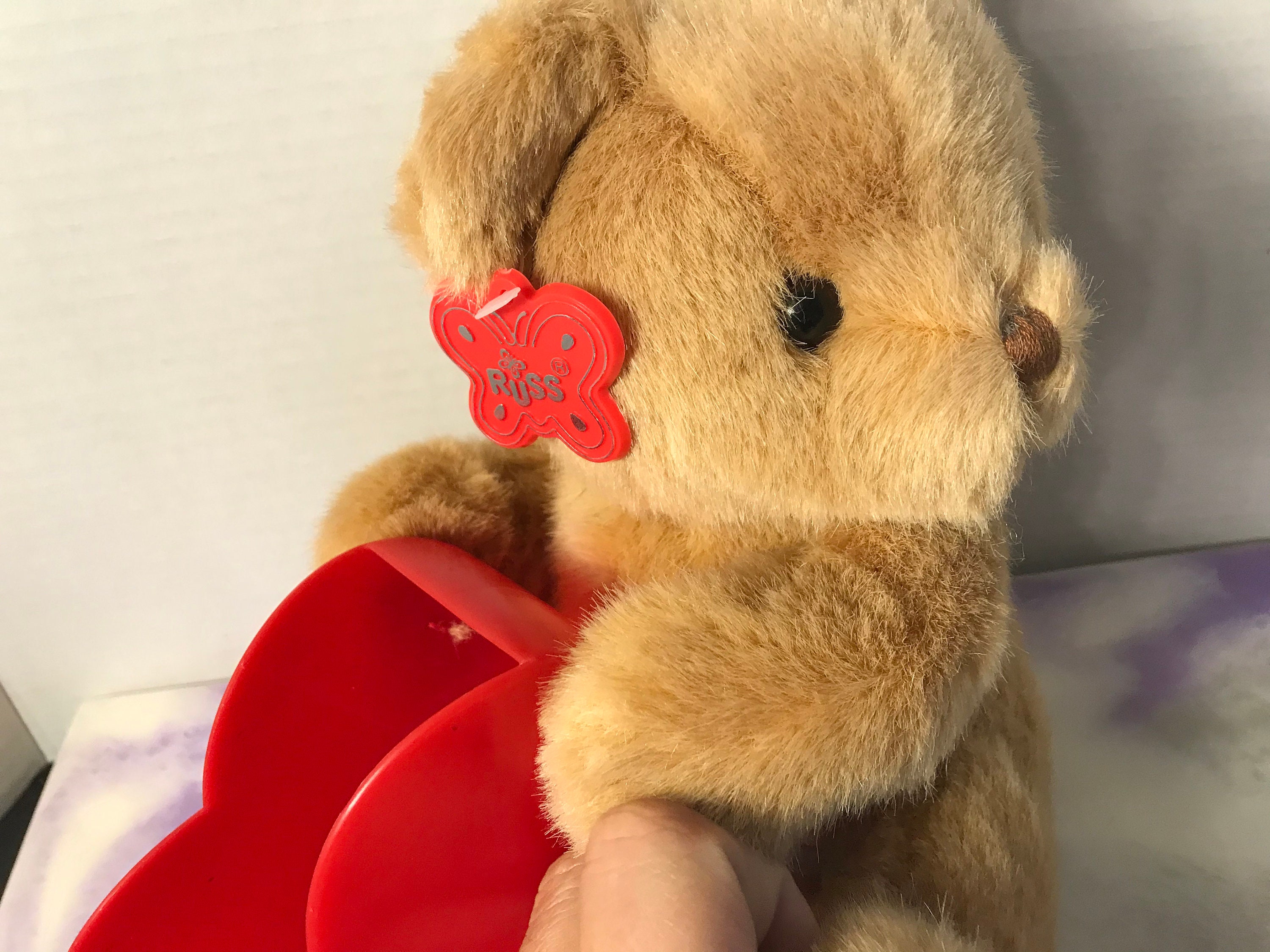 Vintage Russ Caress SOFT PETS Oso de peluche felpa | Etsy