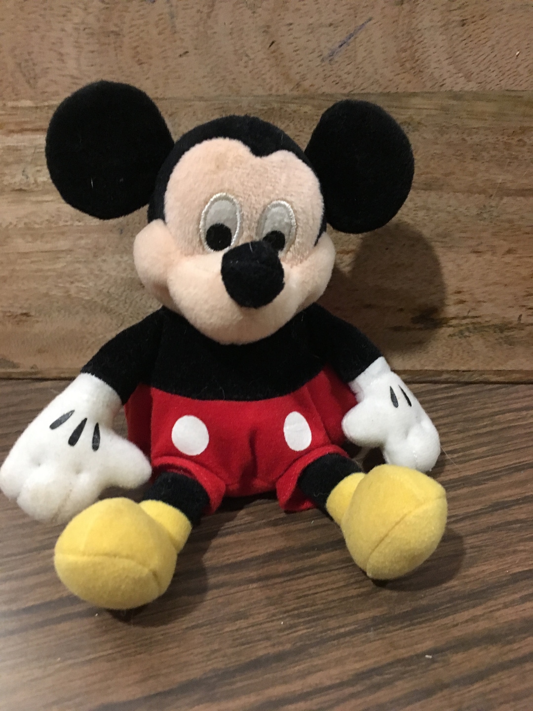 Rare Vintage Mickey Mouse Stuffed Animal Plush - Vintage Disney Mickey ...
