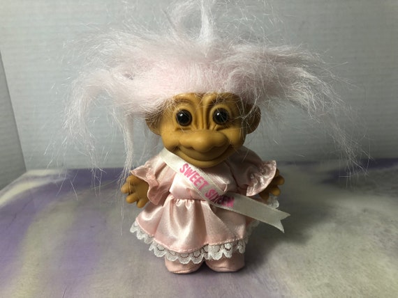 Pink Haired Troll Russ Troll Doll Sweet Sixteen Rare - Etsy