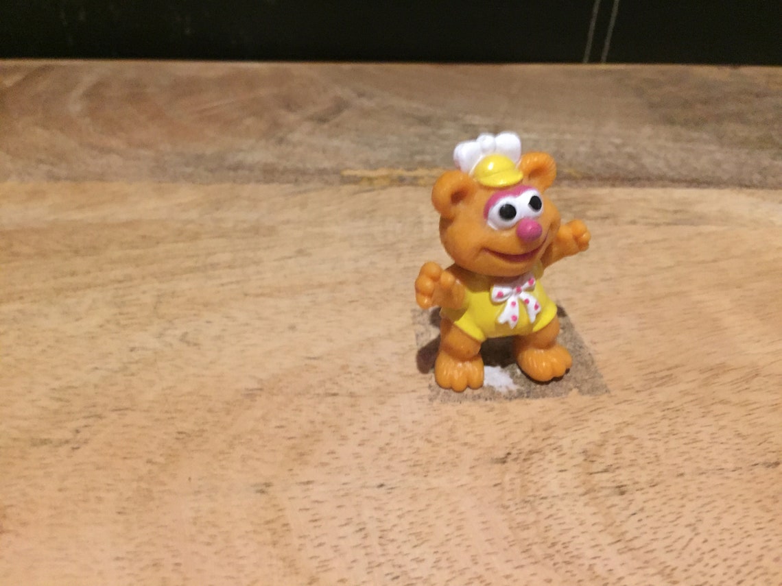 Vintage 1986 Muppet Babies Fozzie the Bear Standing PVC Figure - Etsy