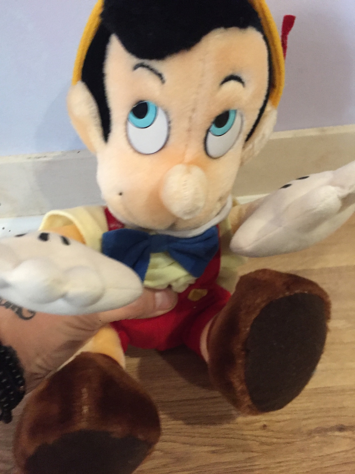 Rare Vintage Plush Stuffed Animal Walt Disney Pinocchio Disney Official ...