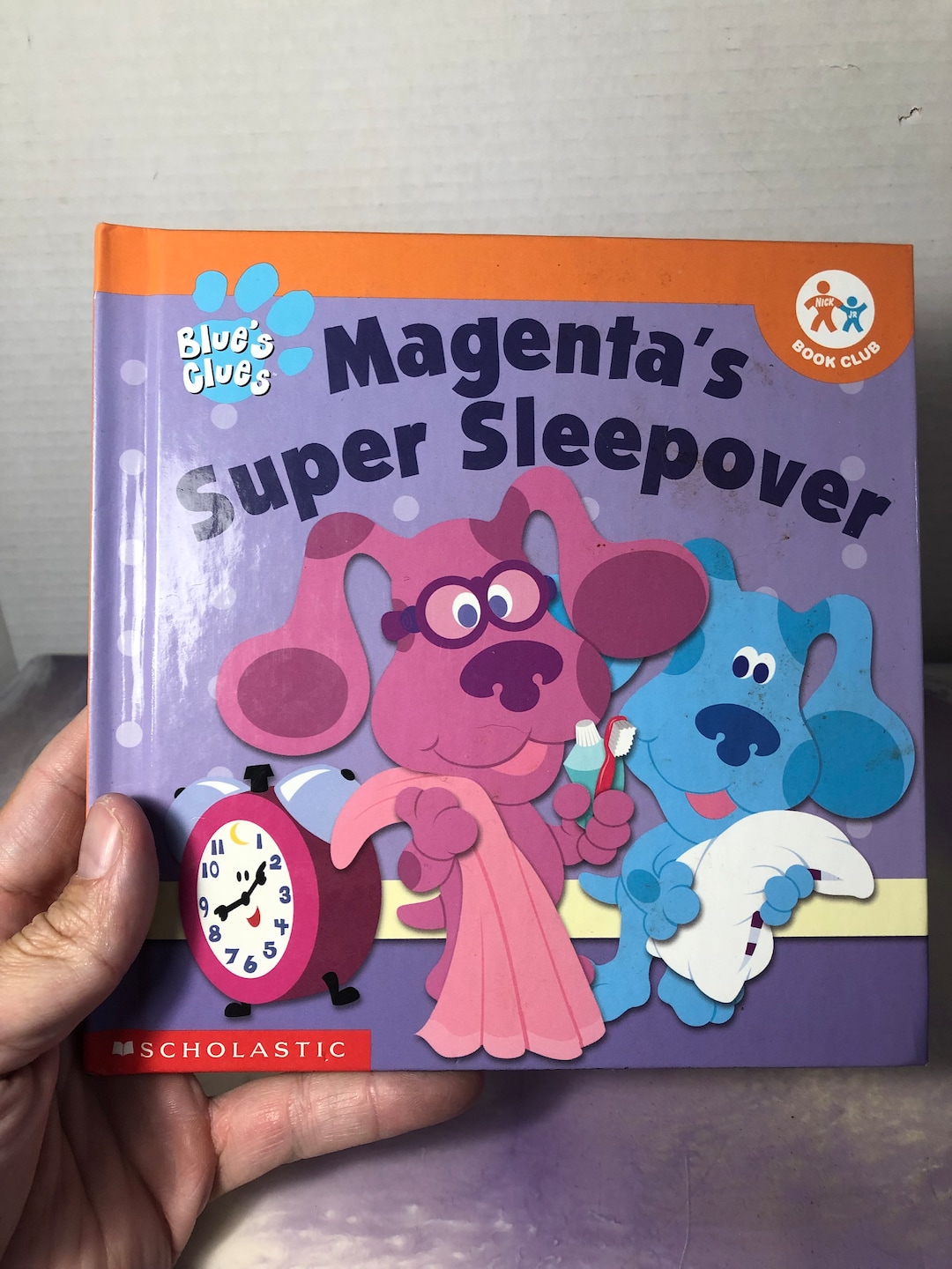 Vintage BLUES CLUES Hardcover Kids Book - Magenta's Super Sleepover ...