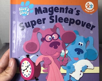 Vintage BLUES CLUES Hardcover Kids Book Magenta's Super - Etsy