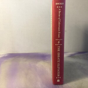 Vintage A Series of Unfortunate Events: the Ersatz Elevator Book 6 ...