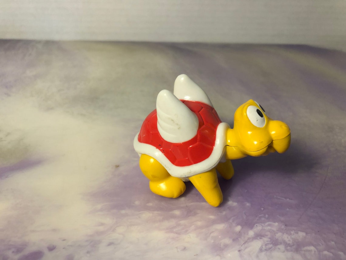 Vintage 1989 Super Mario Brothers Flying Turtle Toy Mcdonalds Figure ...