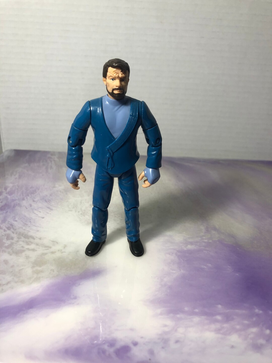 Vintage 90's Playmates Toys Star Trek Riker as MALCORIAN Action Figure ...