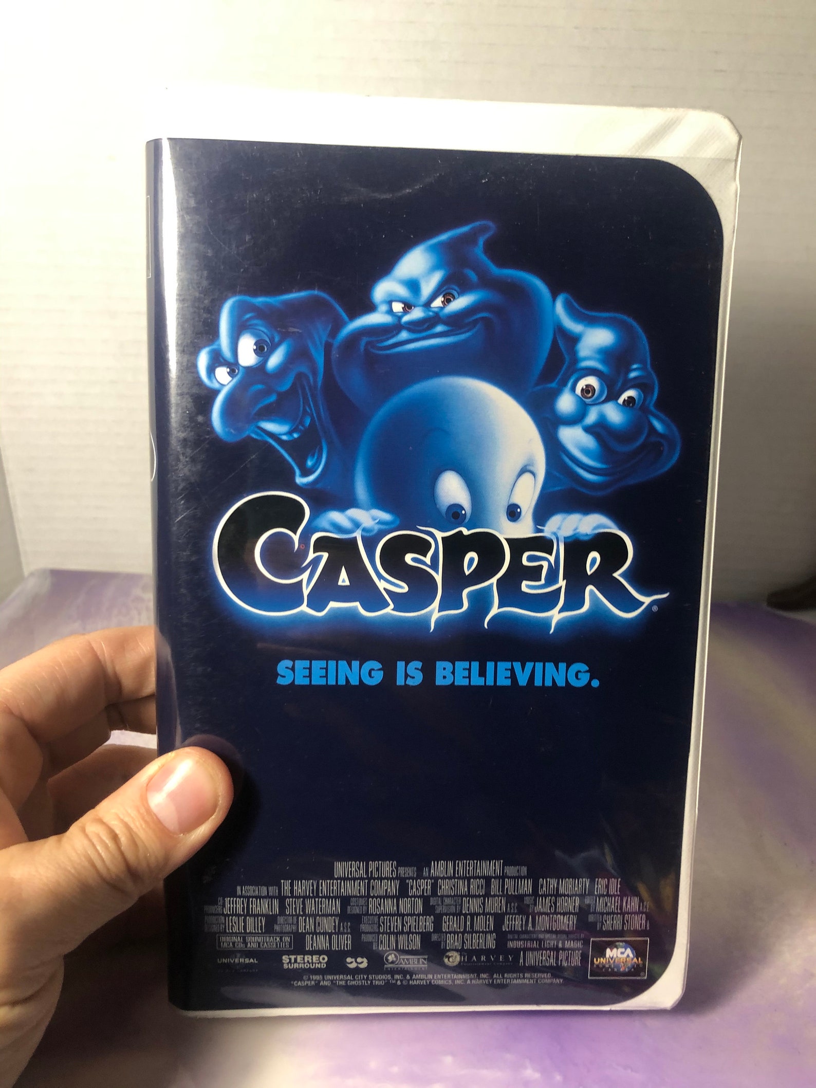 Vintage Casper the Movie VHS Cassette Tape Vintage | Etsy