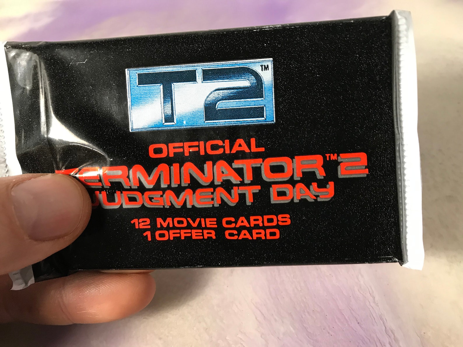 Vintage T2 Terminator 2 Trading Cards 1990's SEALED PACK - Rare 90's ...