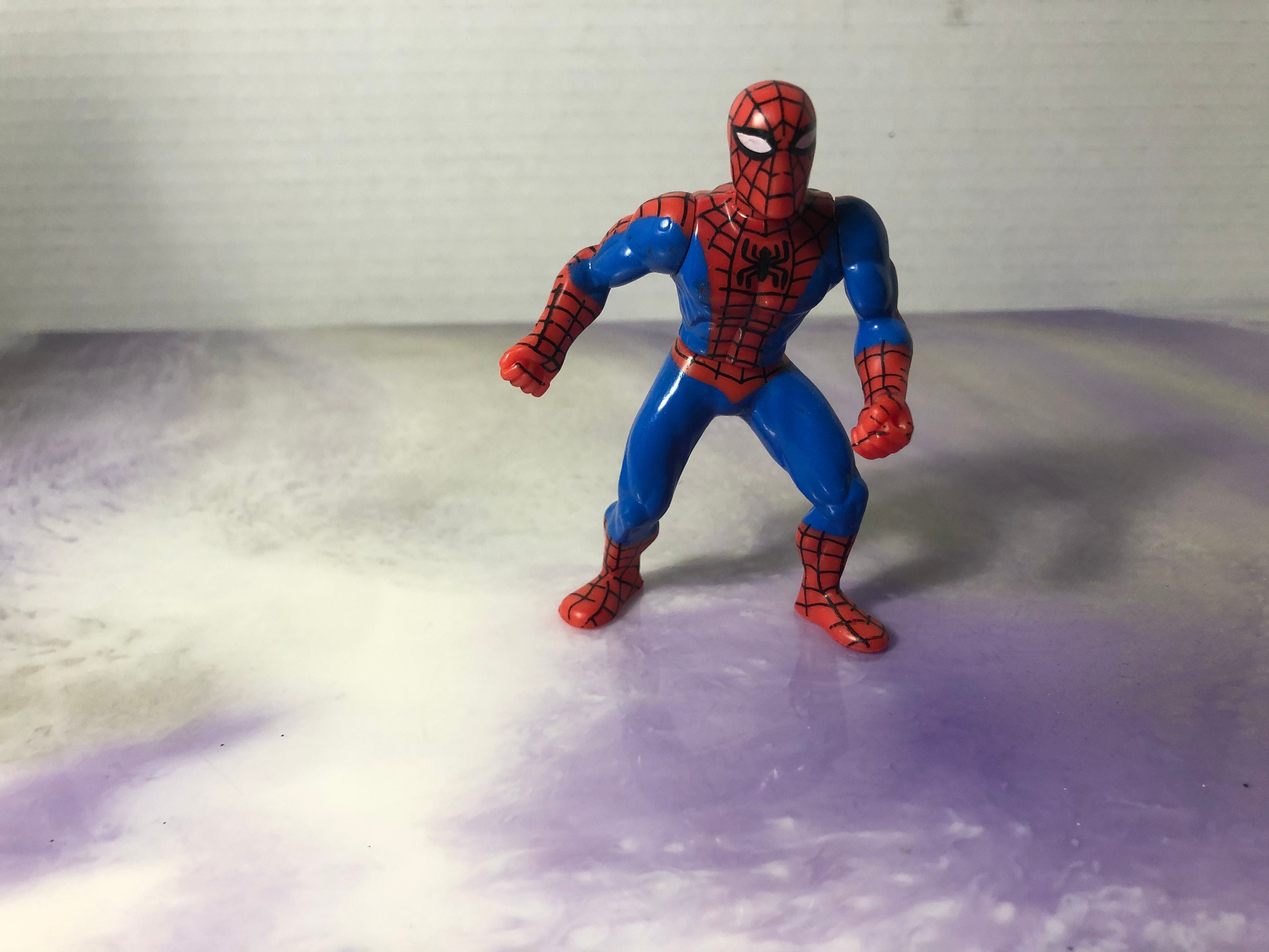 Vintage 90's Spiderman Action Figure Cake Topper Rare Vintage Toy ...