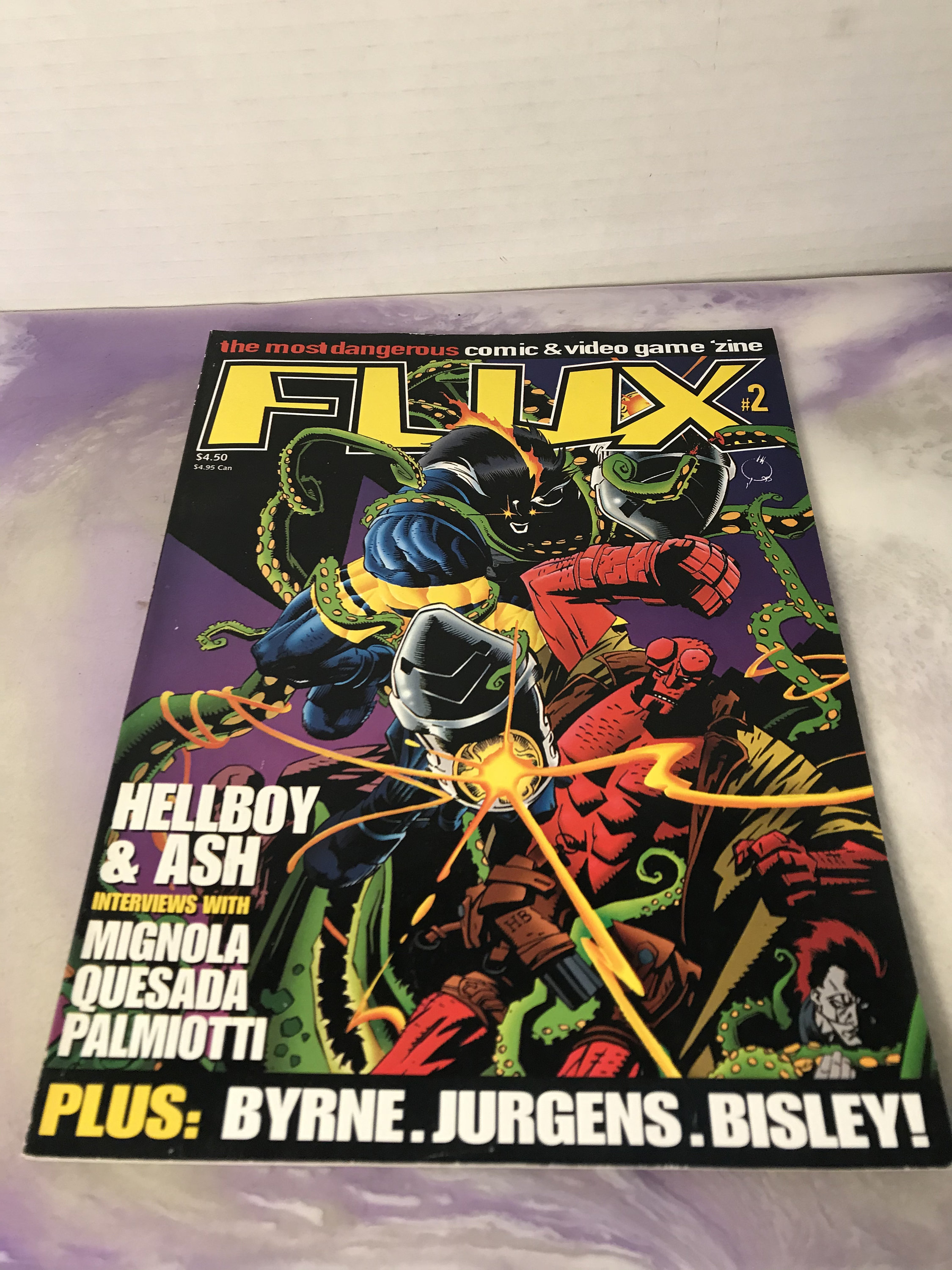 Vintage Rare Comic Book FLUX Magazine #2 1990's - Awesome Piece of ...