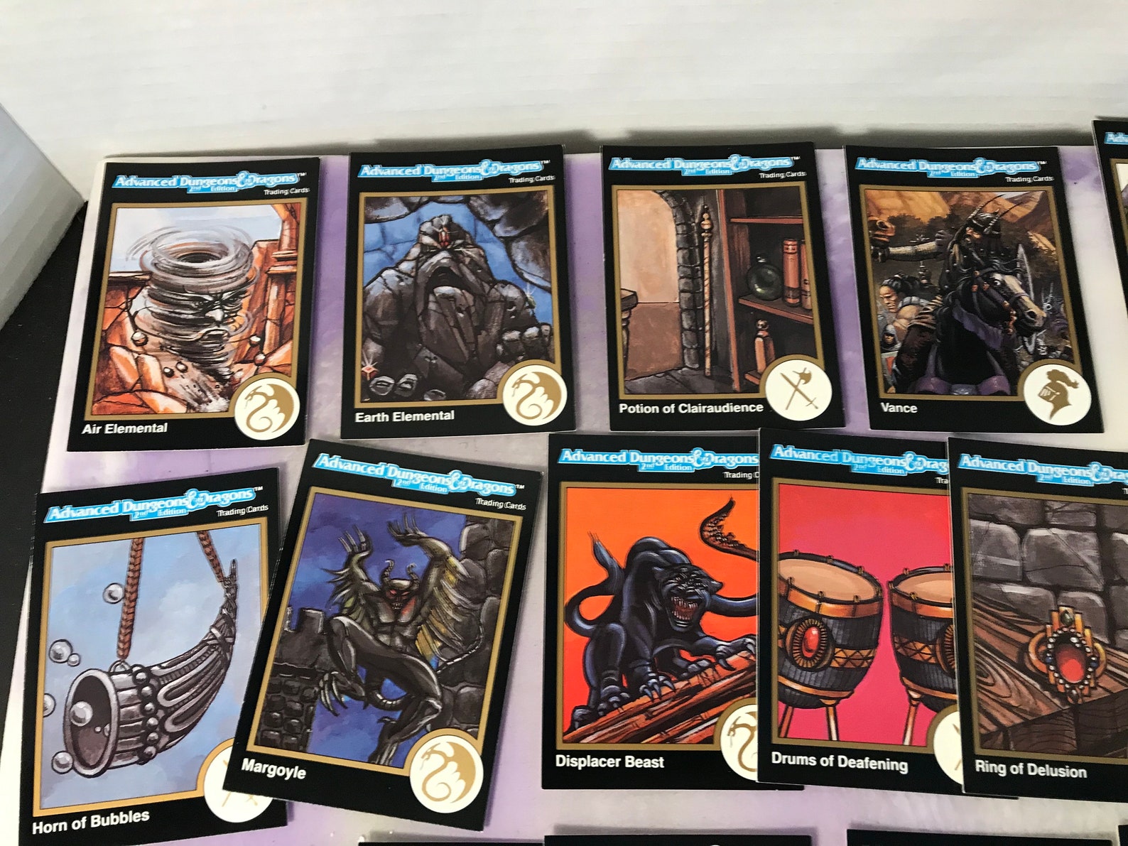 Vintage 1990s Advanced Dungeon and Dragons Card Game 20 Card | Etsy