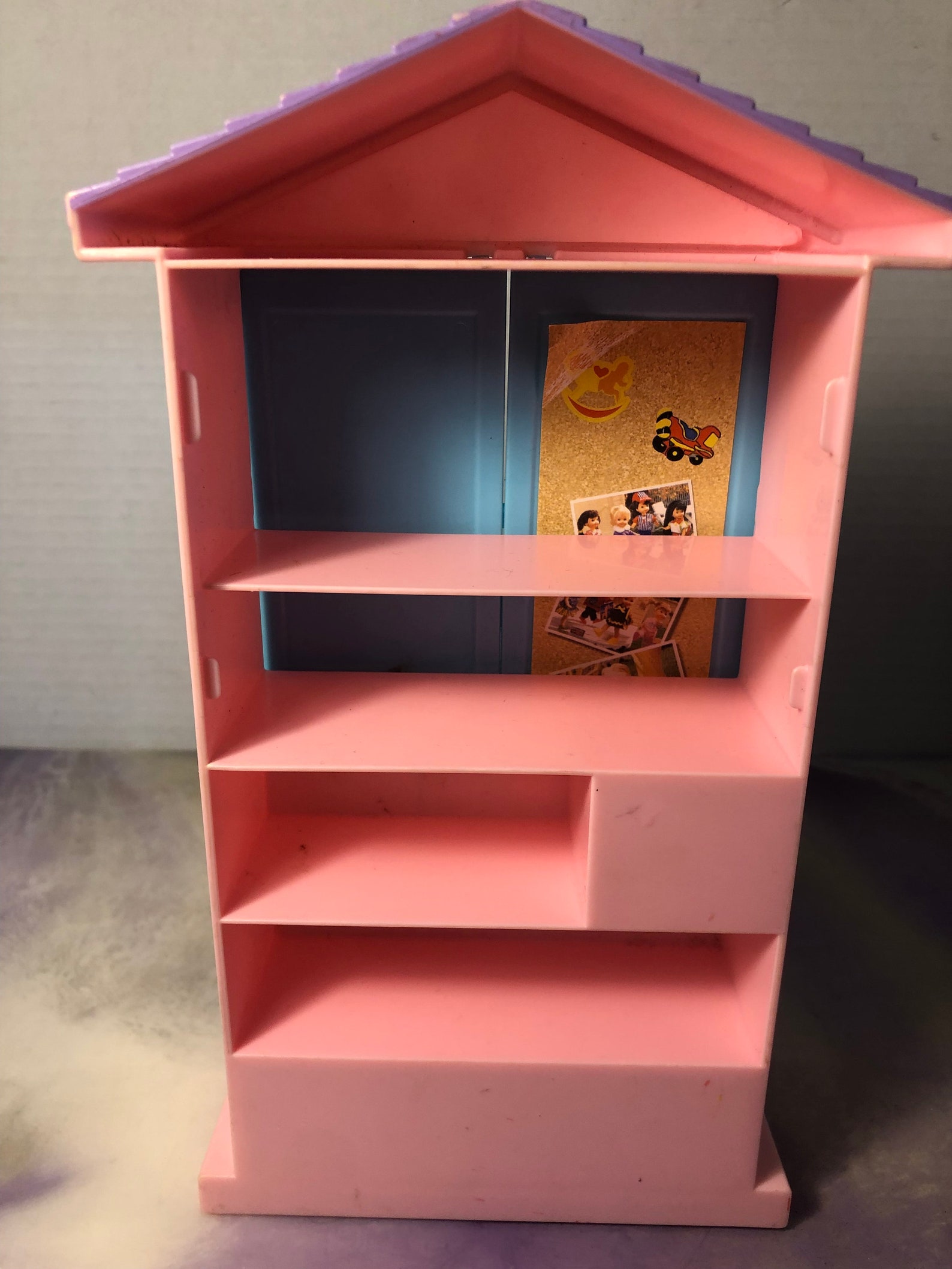 Vintage 90's Barbie Accessory Pink and Blue Wardrobe - Etsy