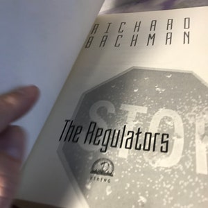 Stephen King / Richard Bachman the Regulators 1st Edition Hardcover ...