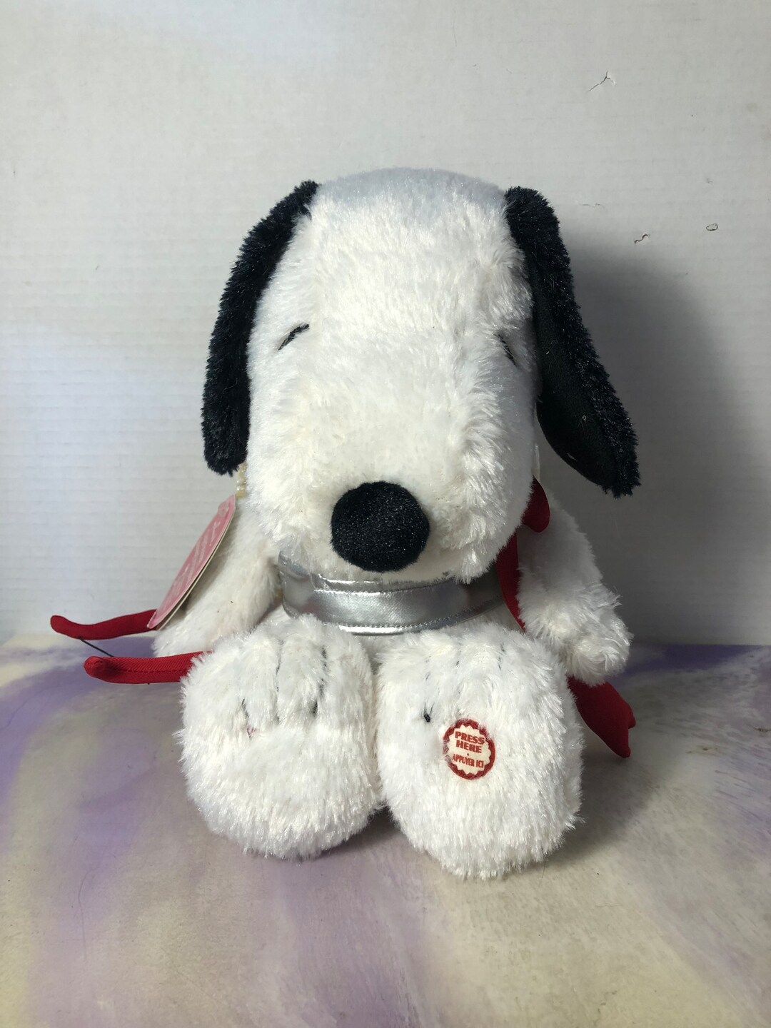 Vintage New With Tags Snoopy Animatronic Moving Peanuts Plush - Snoopy ...