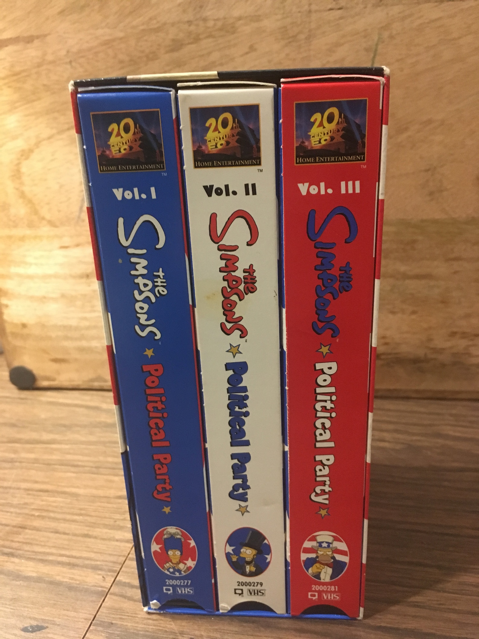 The Best of the Simpsons Political Party Box Set VHS 3-tape | Etsy