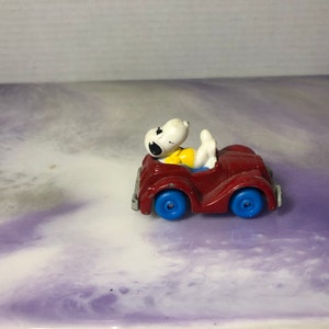 Vintage Peanuts Die Cast Toy Car - Snoopy in Red Car - Awesome Vintage ...