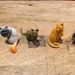 Vintage PVC Cat Lot Rare Vintage Cat Lot of 4 Figures Cake Topper ...