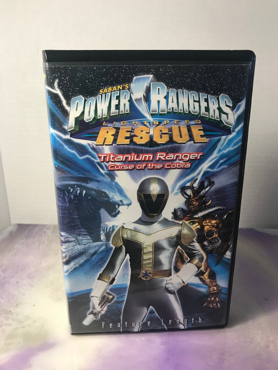Vintage Power Rangers Lightspeed Rescue - Titanium Ranger Curse of the ...