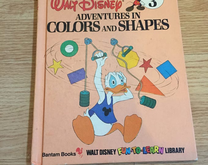 Walt Disney Bantam Books - Adventures in Colors and Shapes (volume 3 ...
